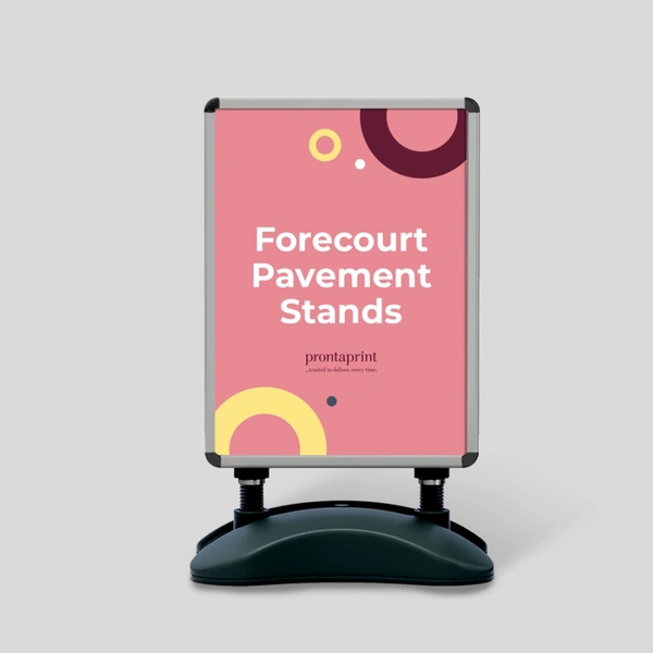 Forecourt Pavement Stands | Prontaprint